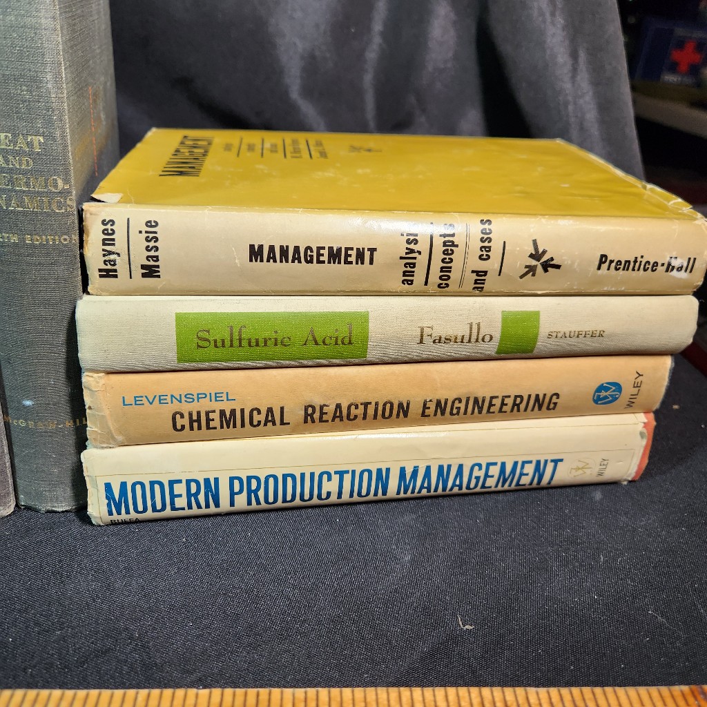 b267- Chemical Engineer books - Leftover Treasures
