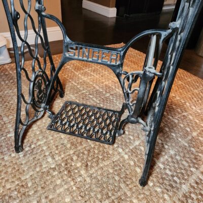 L101- Antique Singer Sewing Machine Base. Table Conversion - Leftover ...