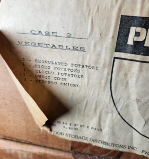 r35- Perma Pak Emergency Food Storage. From 1990s. Various products ...