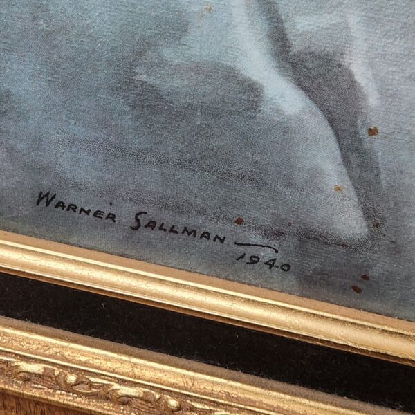 r161- Jesus Portrait by Warner Sallman 1940 - Leftover Treasures