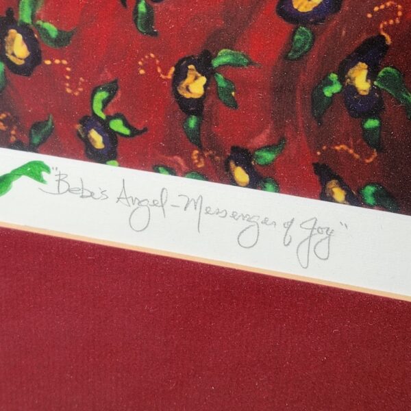 c8- Angel Messenger of joy by Bebe Long - Leftover Treasures