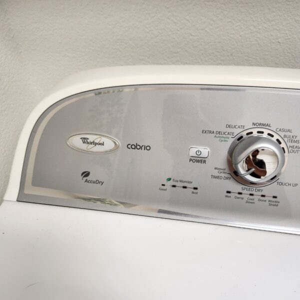 q115- Whirlpool Cabrio Electric Dryer. Fully Tested - Leftover Treasures