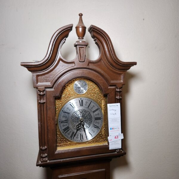 r42- Spartus Grandfather Clock - Leftover Treasures