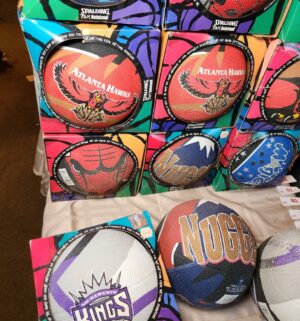 v32- Vintage Spalding Team Basketball Collection. Bulls, Warriors ...