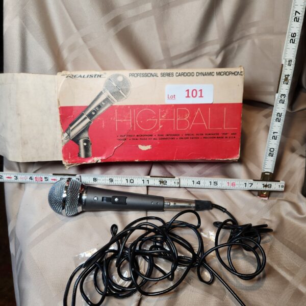 v101- Realistic Highball Microphone - Leftover Treasures