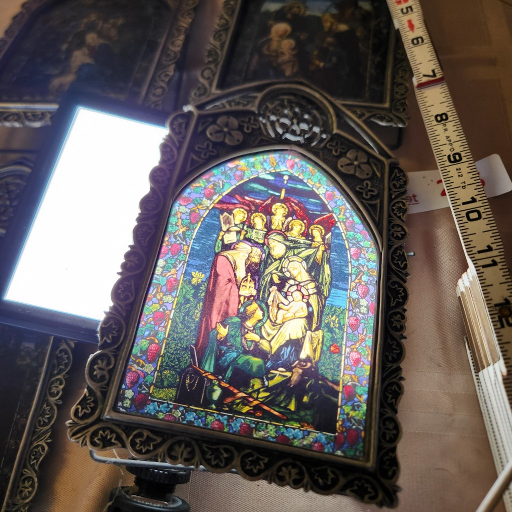 x205- vintage religious framed art set - Leftover Treasures