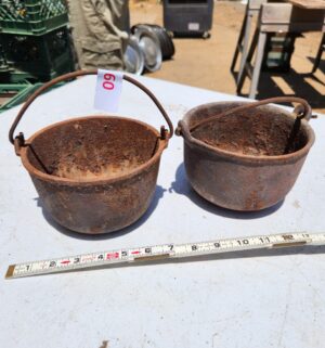 a60- Iron Ore Buckets - Leftover Treasures