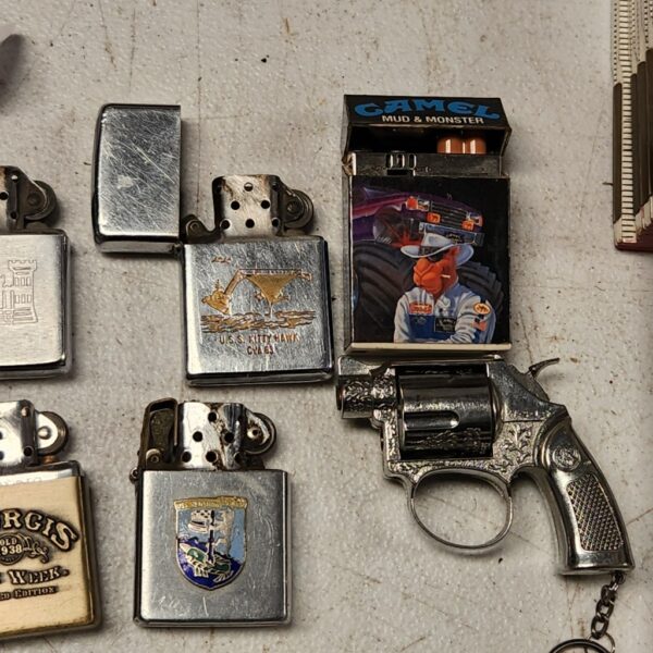 a133- vintage lighter collection - Leftover Treasures
