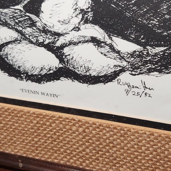 y40- Signed RW Hamilton Evenin Wayin - Leftover Treasures