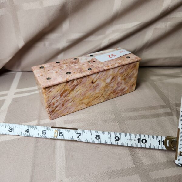 d52- Marble Double 6 Domino Set - Leftover Treasures
