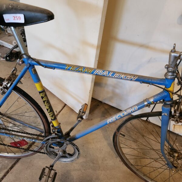 h259- Team Raleigh Record Bicycle - Leftover Treasures