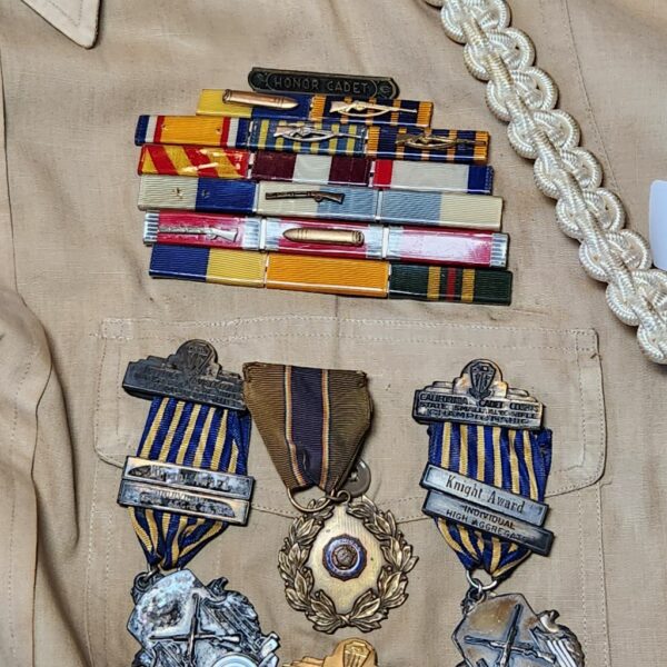 h389- California Rifle Team Cadet Uniform with competition medals ...