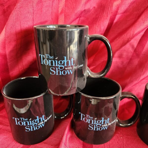 w128- Tonight Show Jay Leno mugs - Leftover Treasures