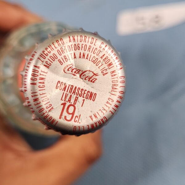 e58- Vintage Coca Cola Bottle from Italy - Leftover Treasures