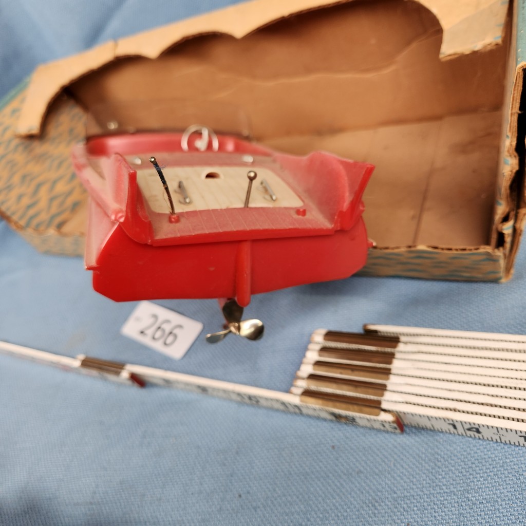 h266- Fleet Line Sea Rocket toy boat in its original box - Leftover ...