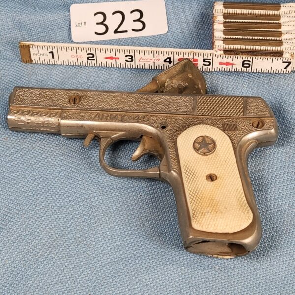 h323- Antique Army 45 Cap Gun - Leftover Treasures