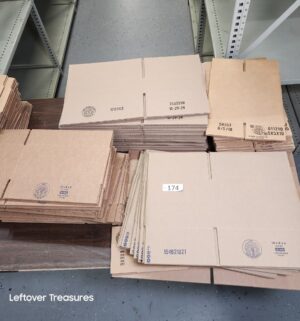 M174- Uline shipping boxes - Leftover Treasures